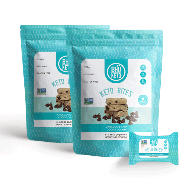 Bhu Keto Bites Chocolate Chip Cookie Dough – KETO-MOJO
