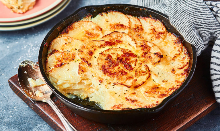 Recipe: Keto Cheesy Daikon "Potato Gratin" – KETO-MOJO