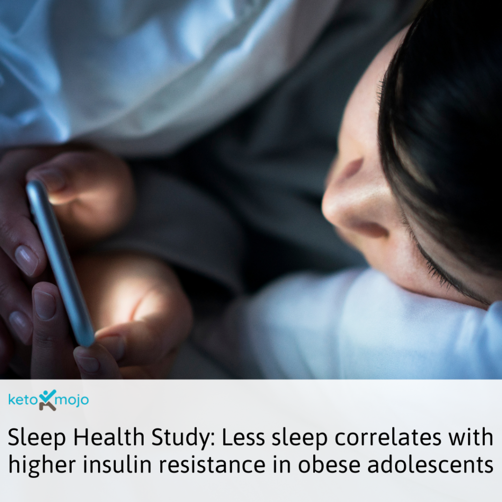 Sleep duration and insulin resistance in obese adolescents with ...