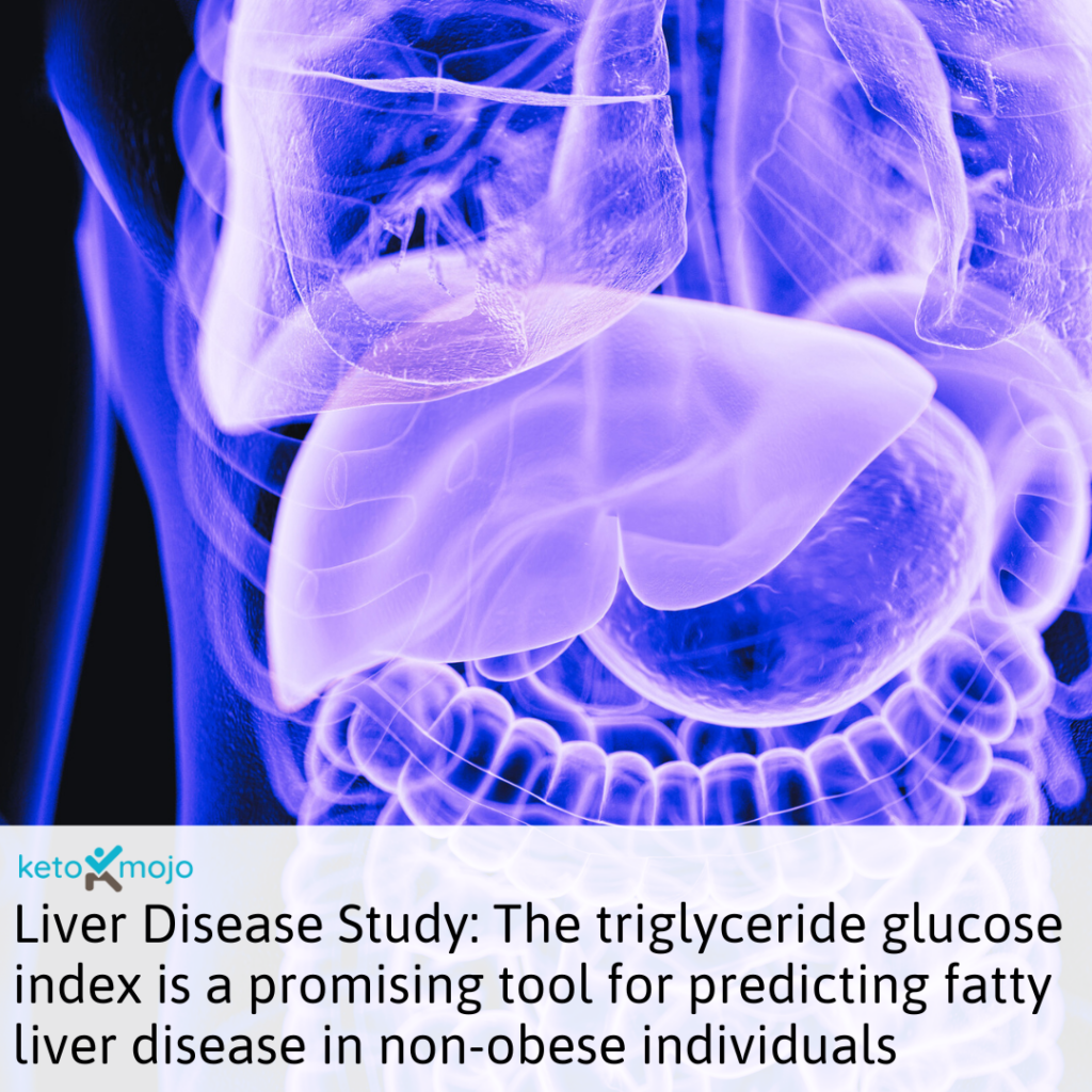 Triglyceride glucose index as a predictor for non-alcoholic fatty liver ...
